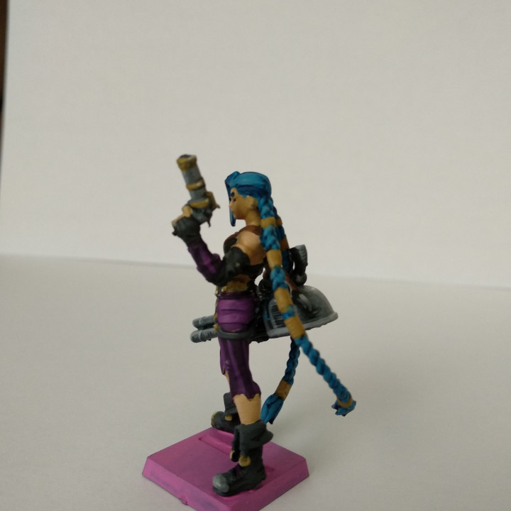 3D Print of Arcane Jinx and Vi from League of Legends (PRESUPPORTED) 通过 ...