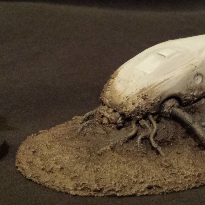 3D Printable Alien Seeder Pod (Terrain Objective) by Studio Sol Union