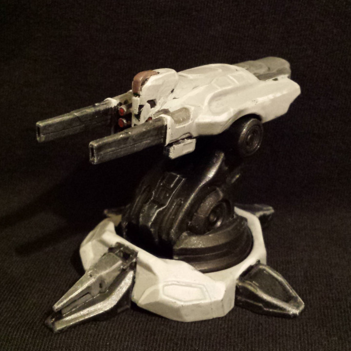 3D Printable Alien Defense Turret (Terrain Objective) by Studio Sol Union