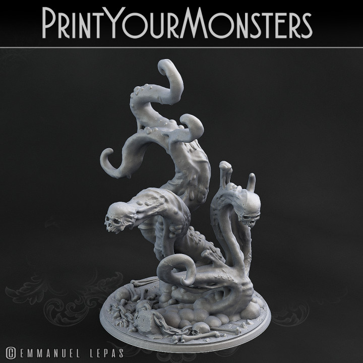 3D Printable SENTIENT NECROTIC OOZE by PrintYourMonsters