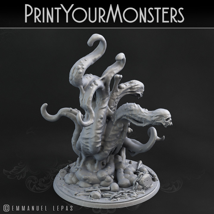 3D Printable SENTIENT NECROTIC OOZE by PrintYourMonsters