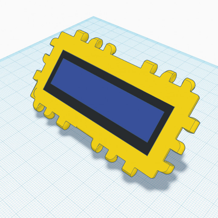 3D Printable Polypanels LCD m3 bolts holder by Alexey Anipchenko