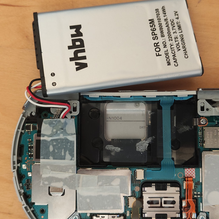 3D Print of PSP Go Battery Expansion Rear Shell by axido