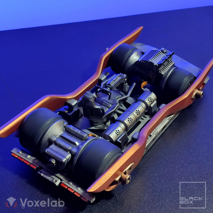 3D Printable Flint´s Car 2077 1/24th MODELKIT by black-box-MINIATURES STL