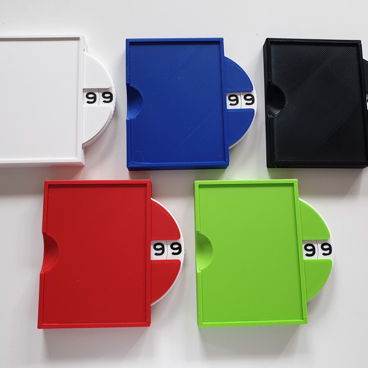 3D Printable TCG Spinner Platform (mechanical counter) by Milton