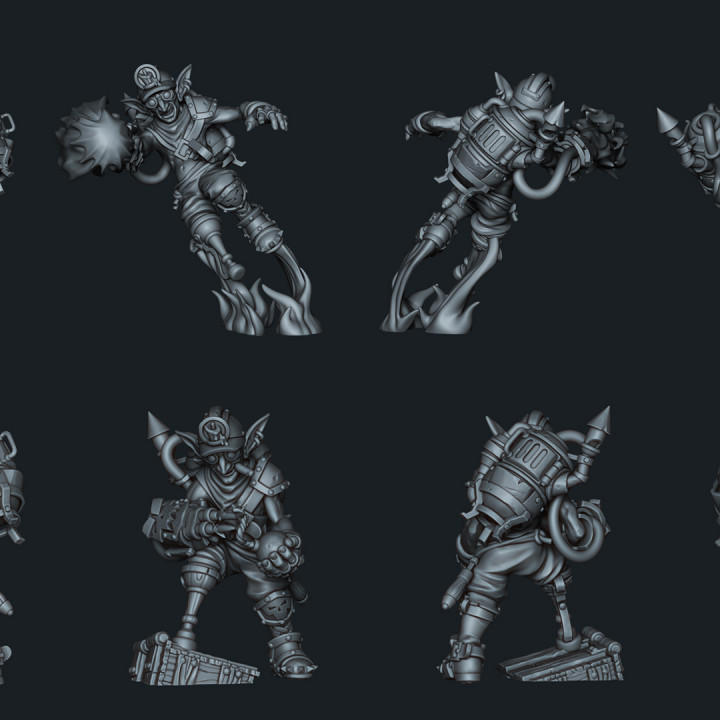 3D Printable Keshek The Artificer - Idle and Action Pose by Ronin Arts ...