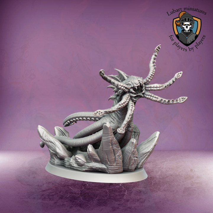 3D Printable Kraken by Lubart Miniatures