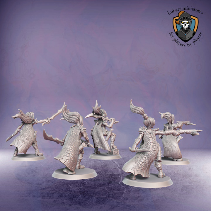3D Printable Raiding Party by Lubart Miniatures