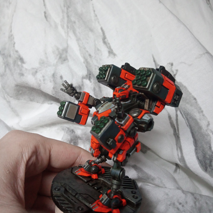 3D Print of XK-77 "Vulture" Fire Support Armor by vileShroom