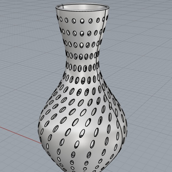 3D Printable Parametric Vessel by Filippo Ruggiero