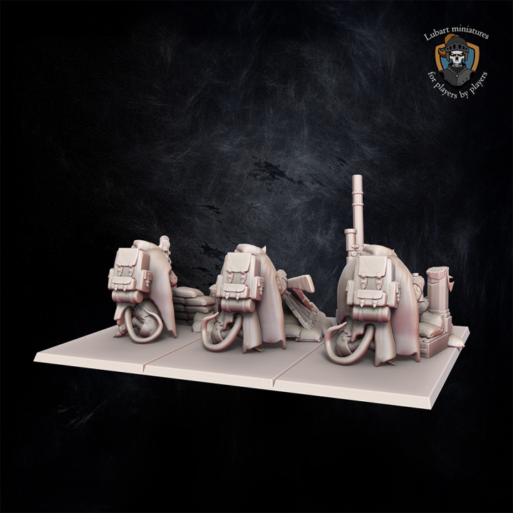 3D Printable Jezails by Lubart Miniatures