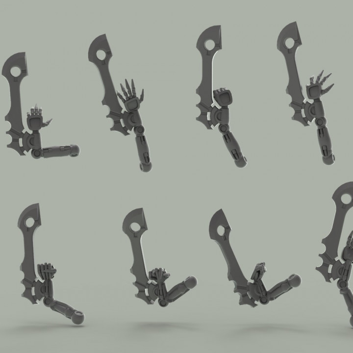 3D Printable NECRO FEMALE RIPPERS by MCGuild