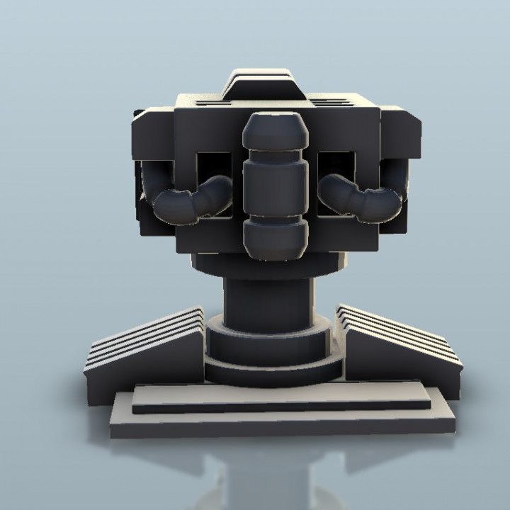 3D Printable Autocannon turret - Science fiction SF sCIFI by Hartolia ...