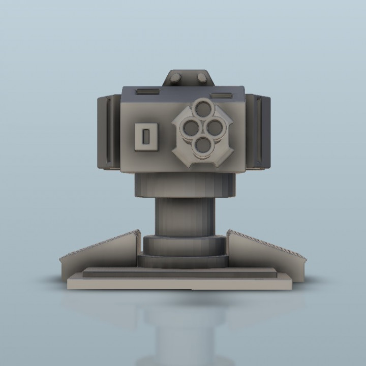 3D Printable Autocannon turret - Science fiction SF sCIFI by Hartolia ...