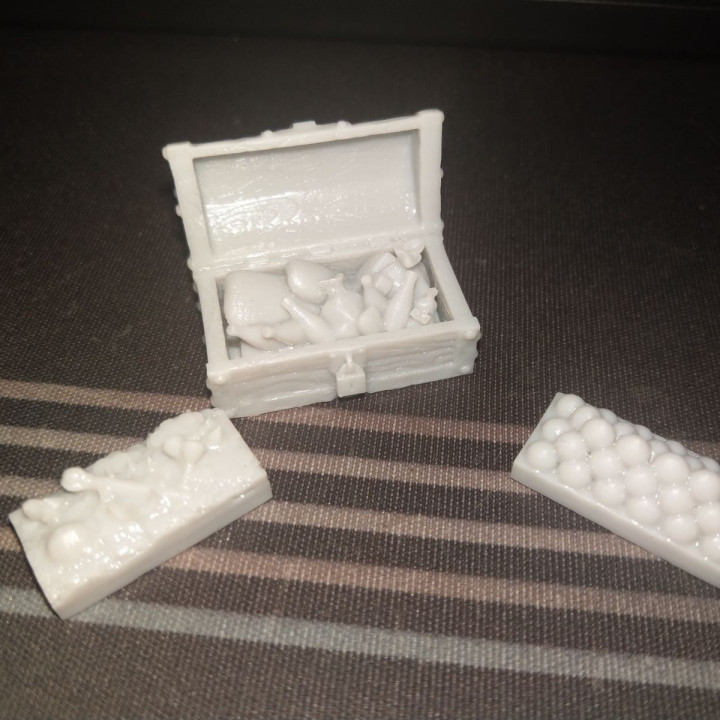 3D Printable Chest with inserts by Behold'ur Craft