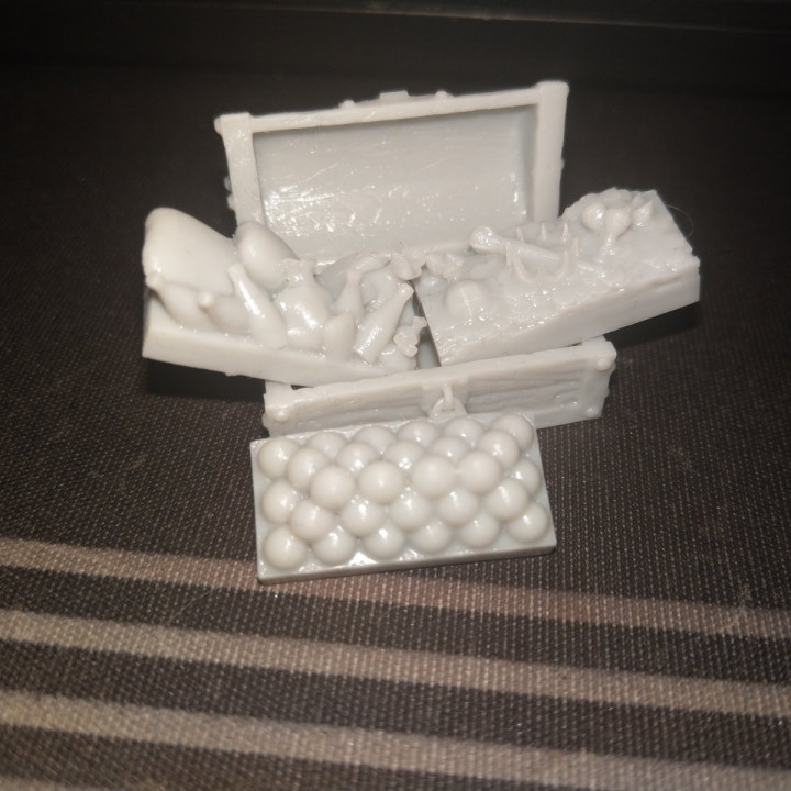 3D Printable Chest with inserts by Behold'ur Craft