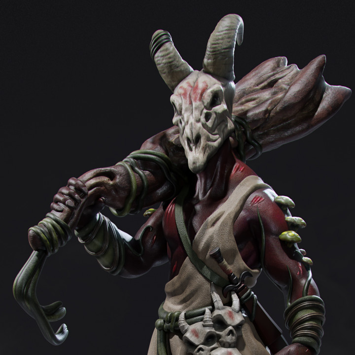 3D Printable Goat Demon - Abyss Dwellers by JHC