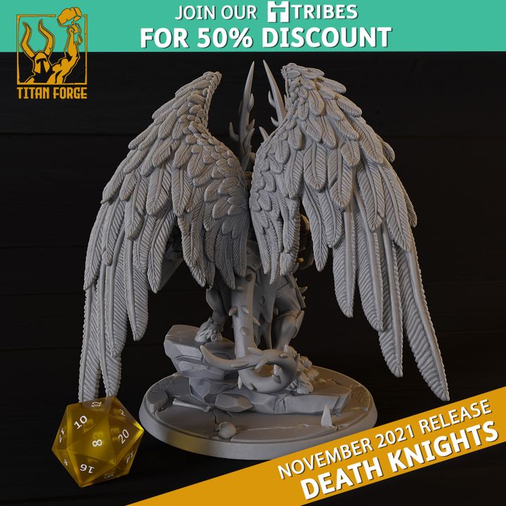 3D Printable Death Knights Mor-Zhal Avatar of Yrghal by Titan Forge ...