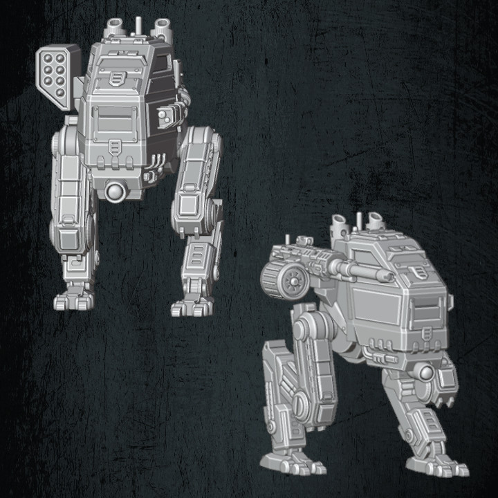 3D Printable Recon / Scout Walker Set by Quartermaster3D