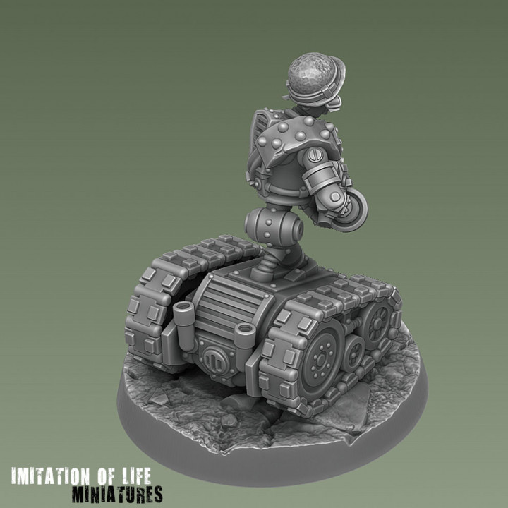 3D Printable Tankbot Grunts - Modular build-a-bot kit. by Imitation of ...