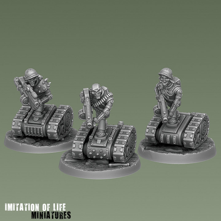 3D Printable Tankbot Grunts - Modular build-a-bot kit. by Imitation of ...