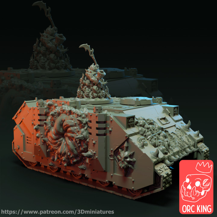 3D Printable Undead Tank by Orc King Studio