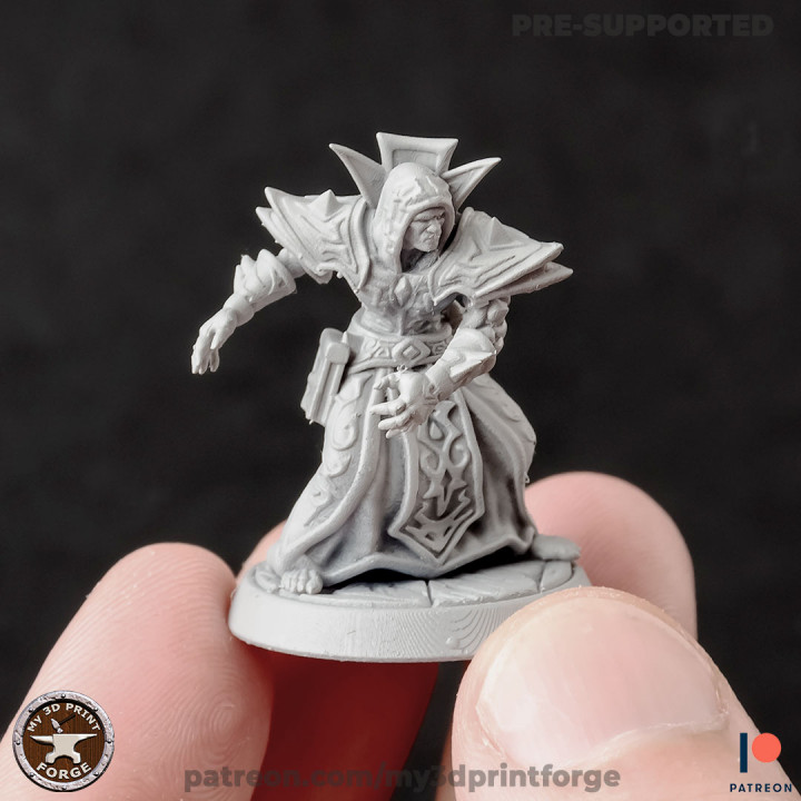 3D Printable Undead Mages by My3DPrintForge