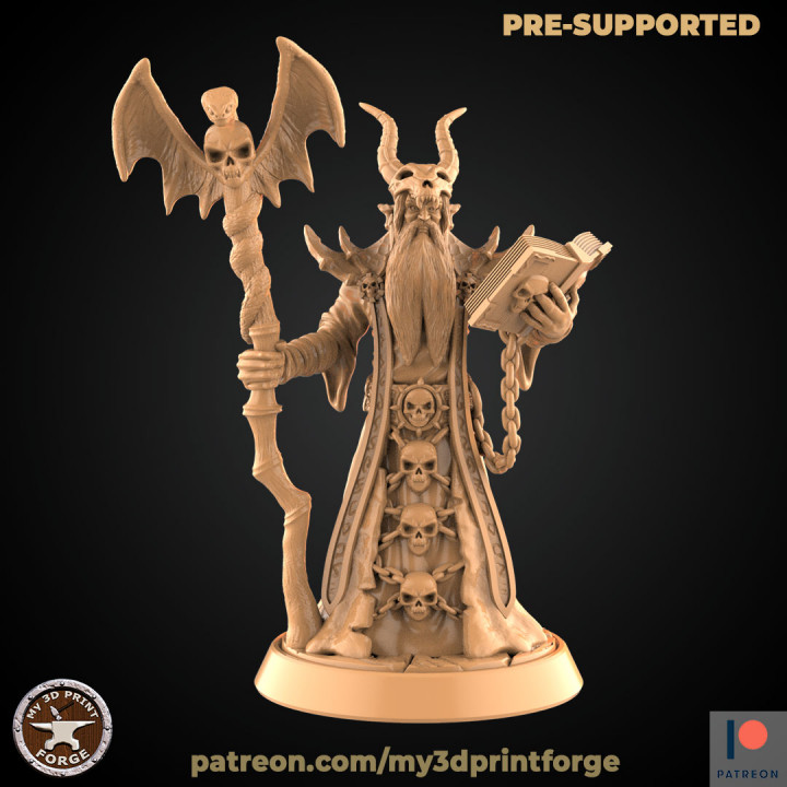 3D Printable Necromancer by My3DPrintForge