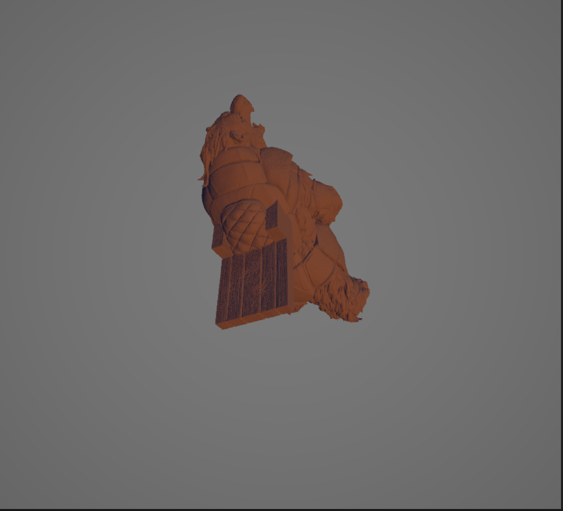 3D Printable Armoured Bear + Dwarf Rider (pre-supported) by Blue Giant ...