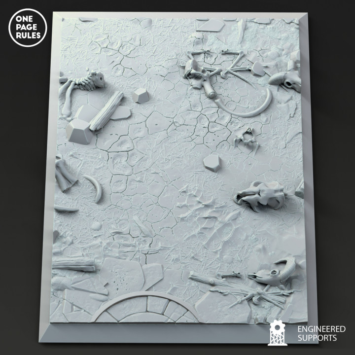 3D Printable Beastmen Bases (Round & Square) by One Page Rules