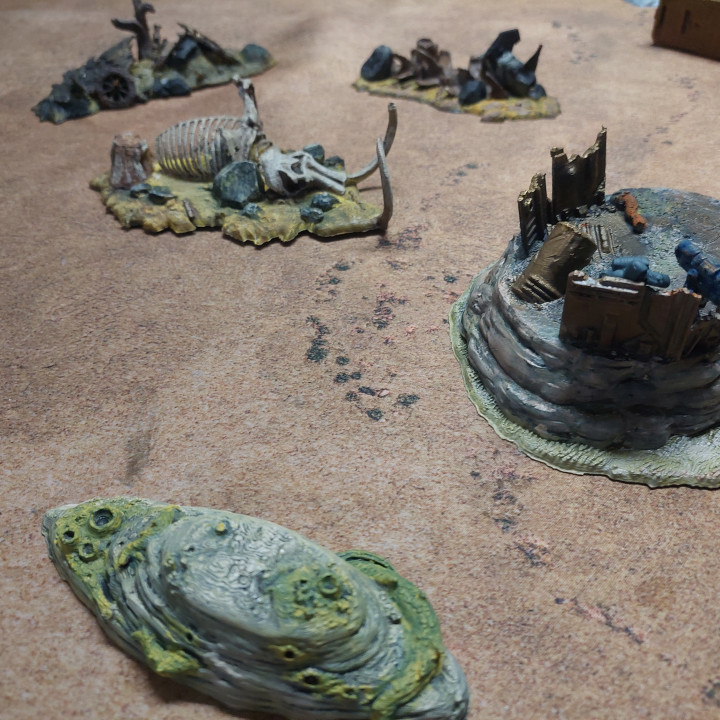3D Print of Beastmen Small Terrain by Bretticon