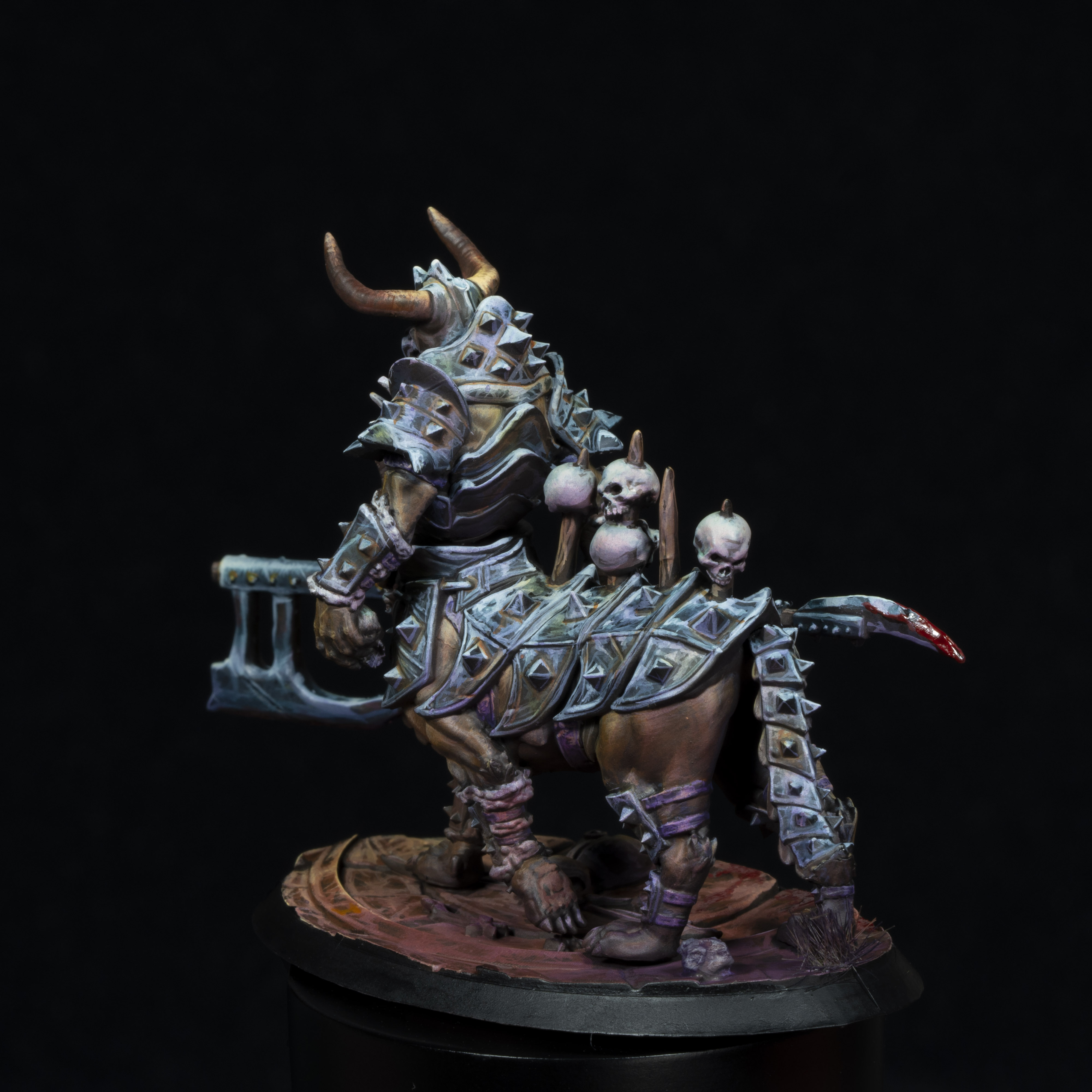 3D Printable Ndwari Centaur Boss - Beastmen by One Page Rules