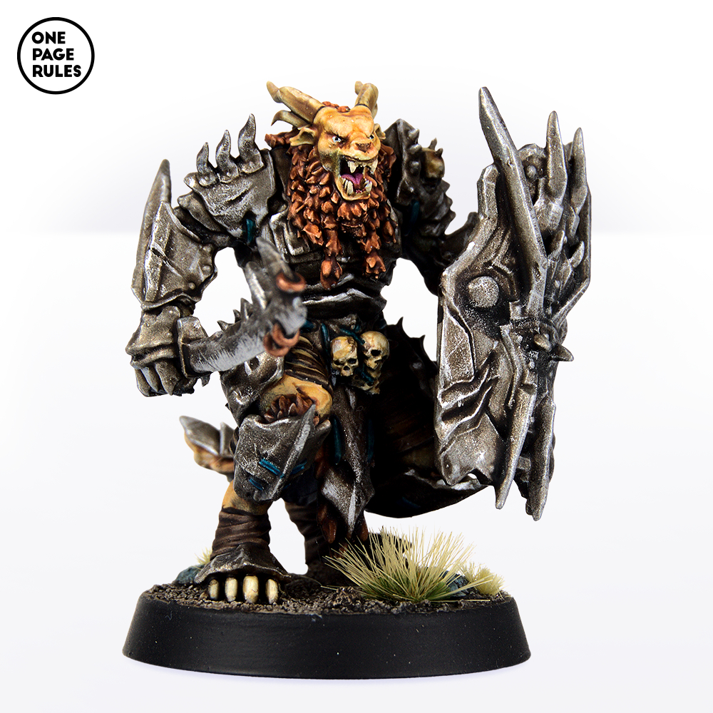 3D Printable Ndoli Beast Lord [Pet] - Beastmen by One Page Rules