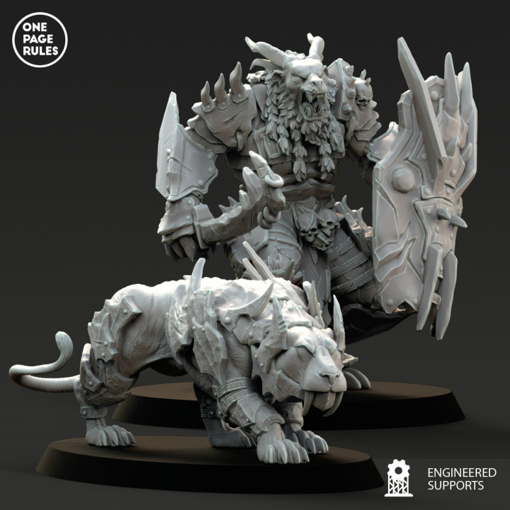 3D Printable Beastmen - Release #1 by One Page Rules