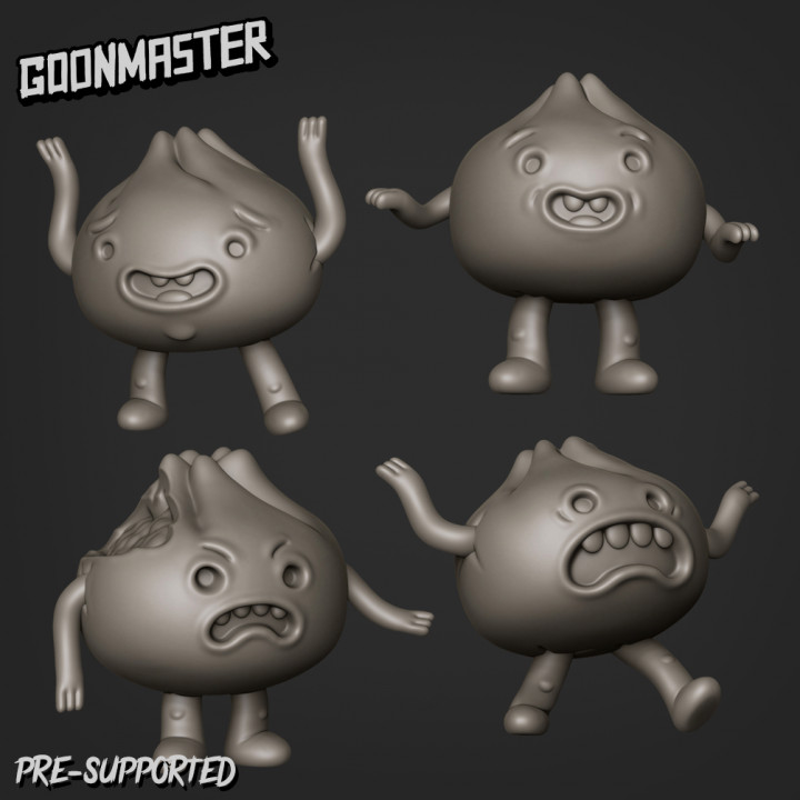 3D Printable Dumplings Bundle by Goon Master