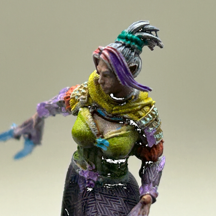 3D Print of Soulknife Half-Elf Rogue - Calanar by mw9