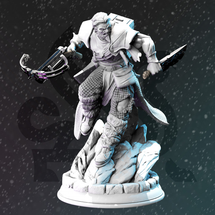 3D Printable Northern Ranger with Necrotic Variant - Jorrick by DM Stash