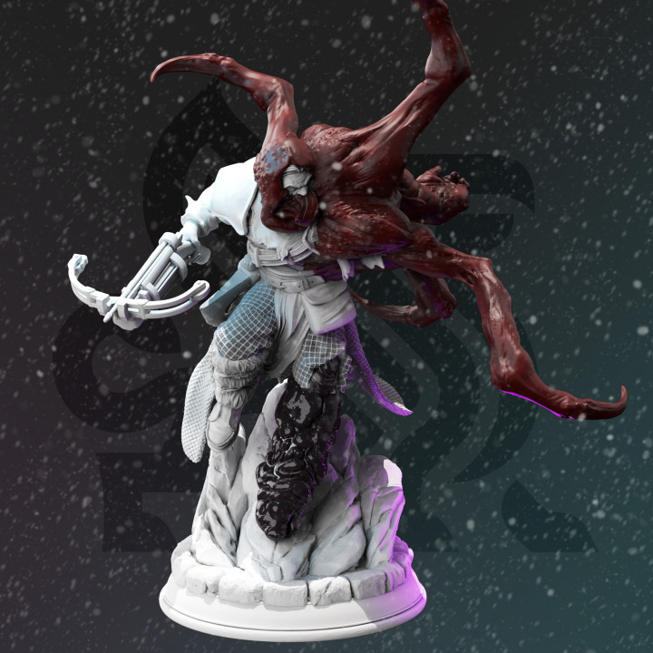 3D Printable Northern Ranger with Necrotic Variant - Jorrick by DM Stash