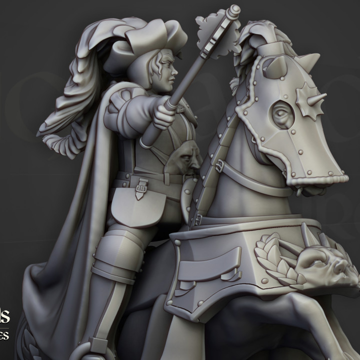 3D Printable Baroness of Lunneburg - Highlands Miniatures by Highlands ...