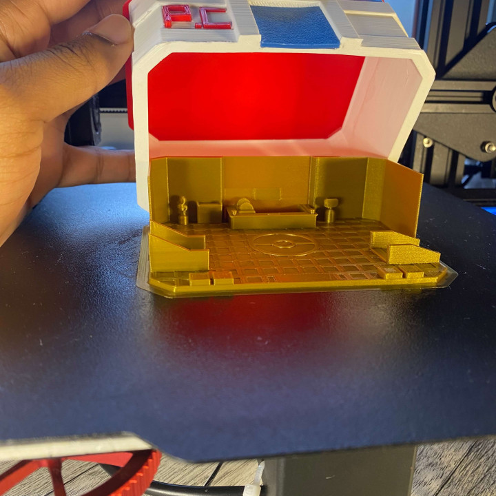 3D Printable PokéCenter - Pokémon (Multi-part & with Interior) by ...