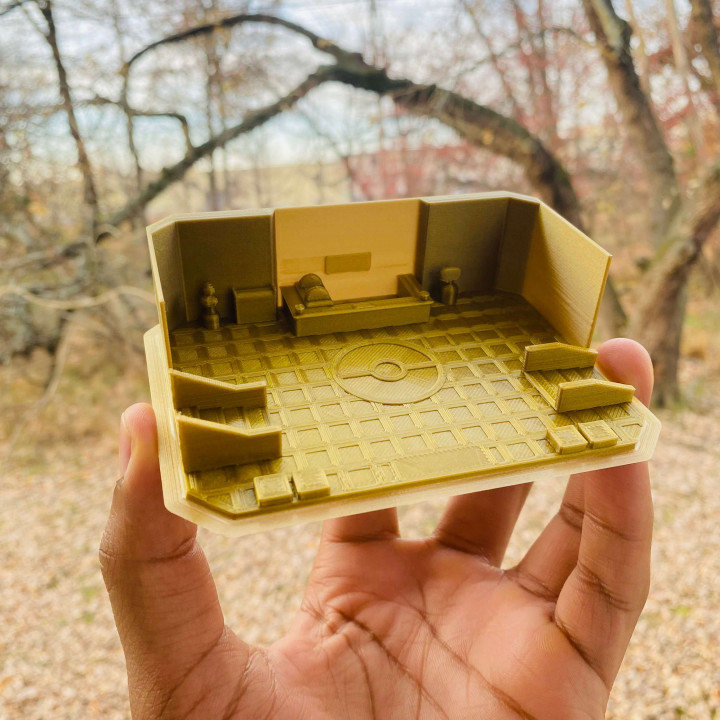 3D Printable PokéCenter - Pokémon (Multi-part & with Interior) by ...