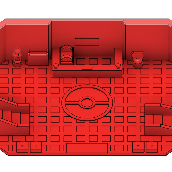 3D Printable PokéCenter - Pokémon (Multi-part & with Interior) by ...
