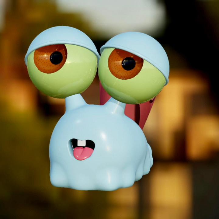 3D Printable Gary the Snail by Chris Elkins