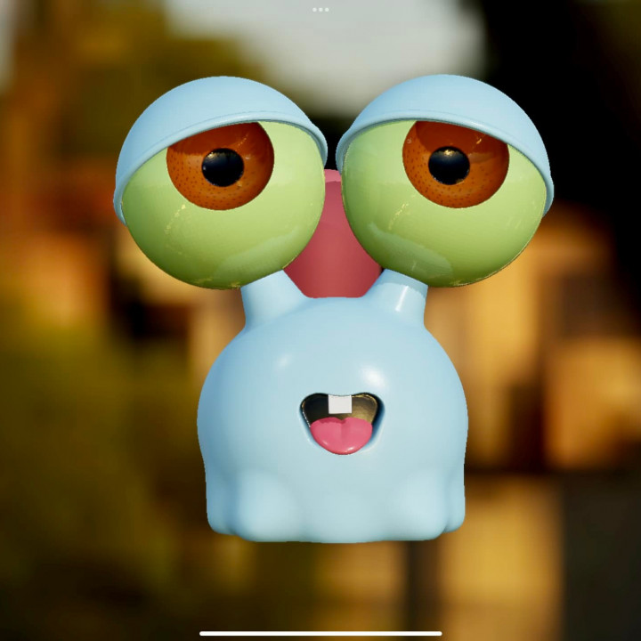 3D Printable Gary the Snail by Chris Elkins