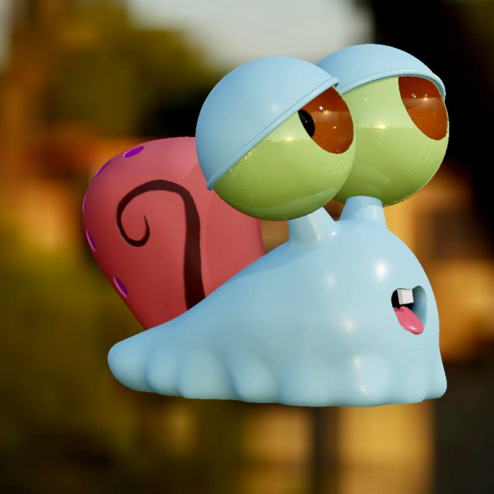 3D Printable Gary the Snail by Chris Elkins