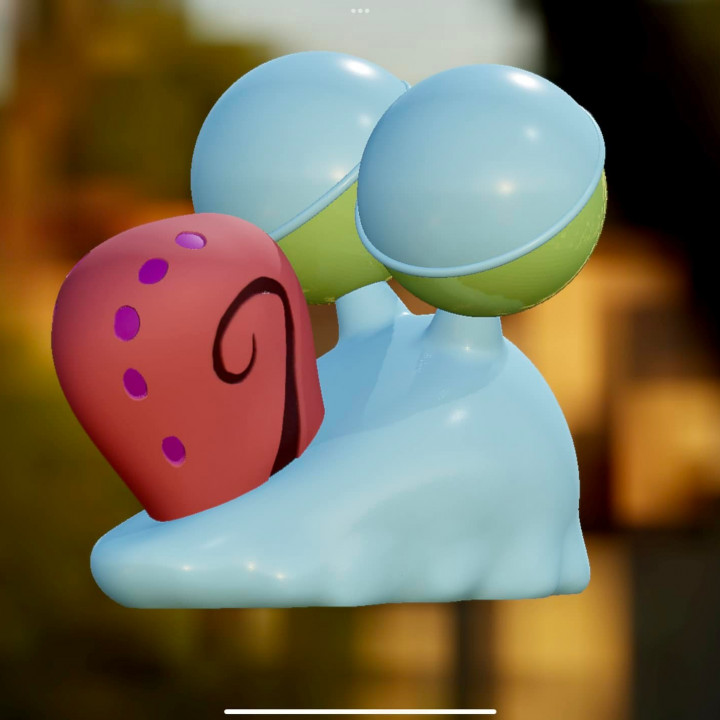 3D Printable Gary the Snail by Chris Elkins