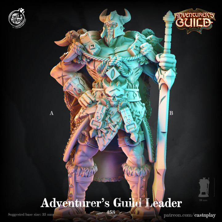 3D Printable Adventurer's Guild (Bundle) (Pre-Supported) by Cast n Play