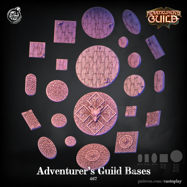 3D Printable Adventurer's Guild (Bundle) (Pre-Supported) by Cast n Play