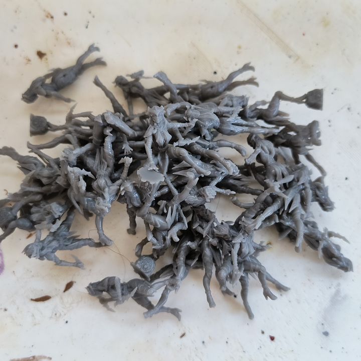 3D Print of Dark Elf Black Widows - 32mm scale by melihkazanc