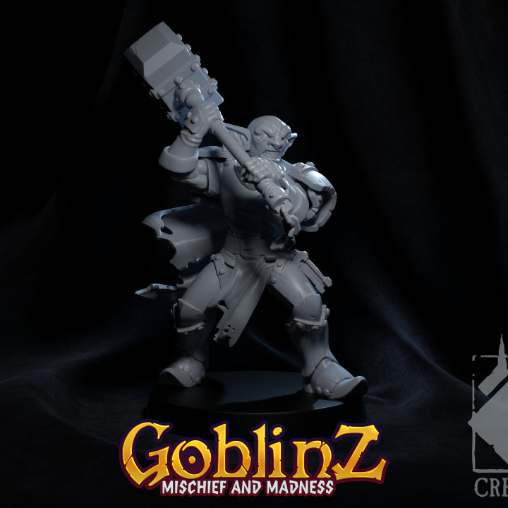 3D Printable Goblin Paladin by Ember Smith Creative